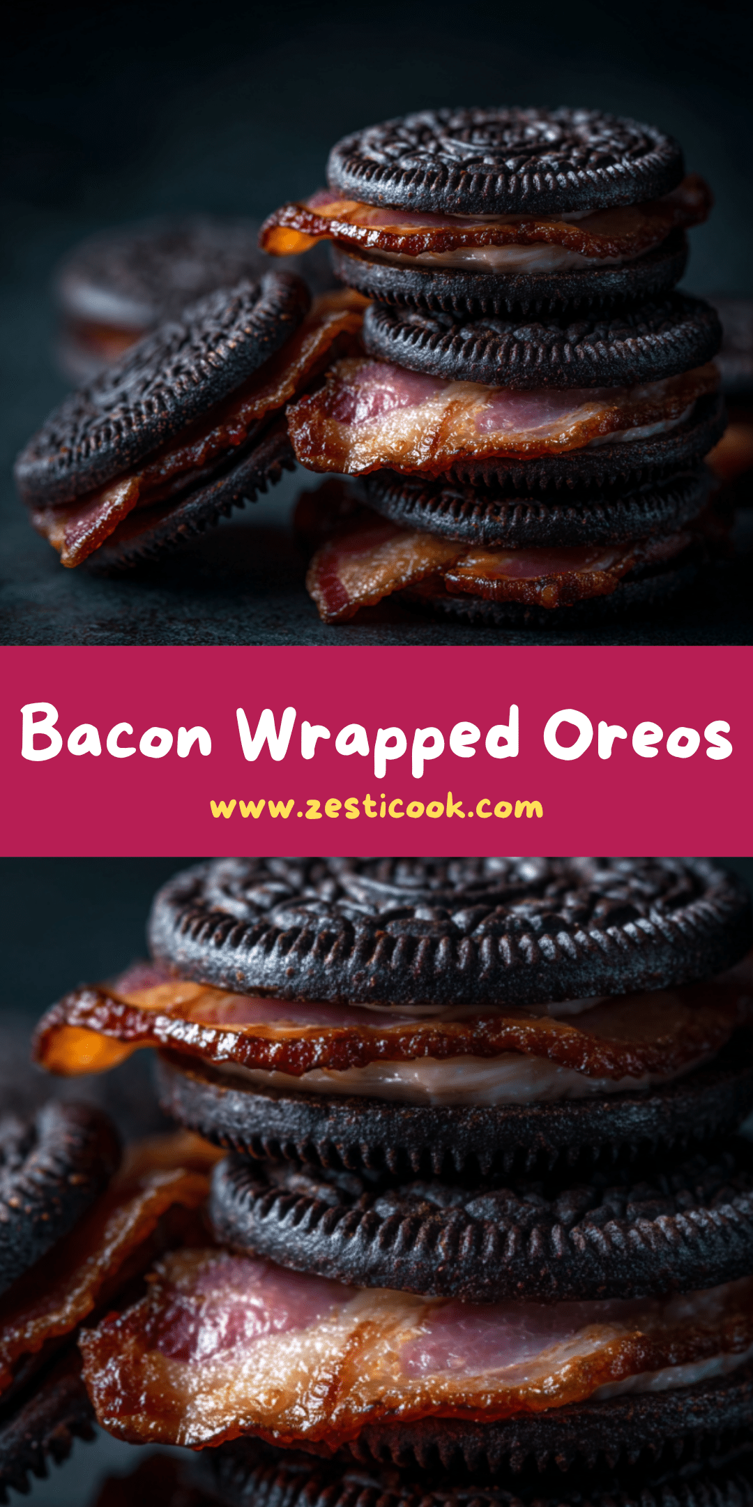 Bacon Wrapped Oreos – Zesti Cook