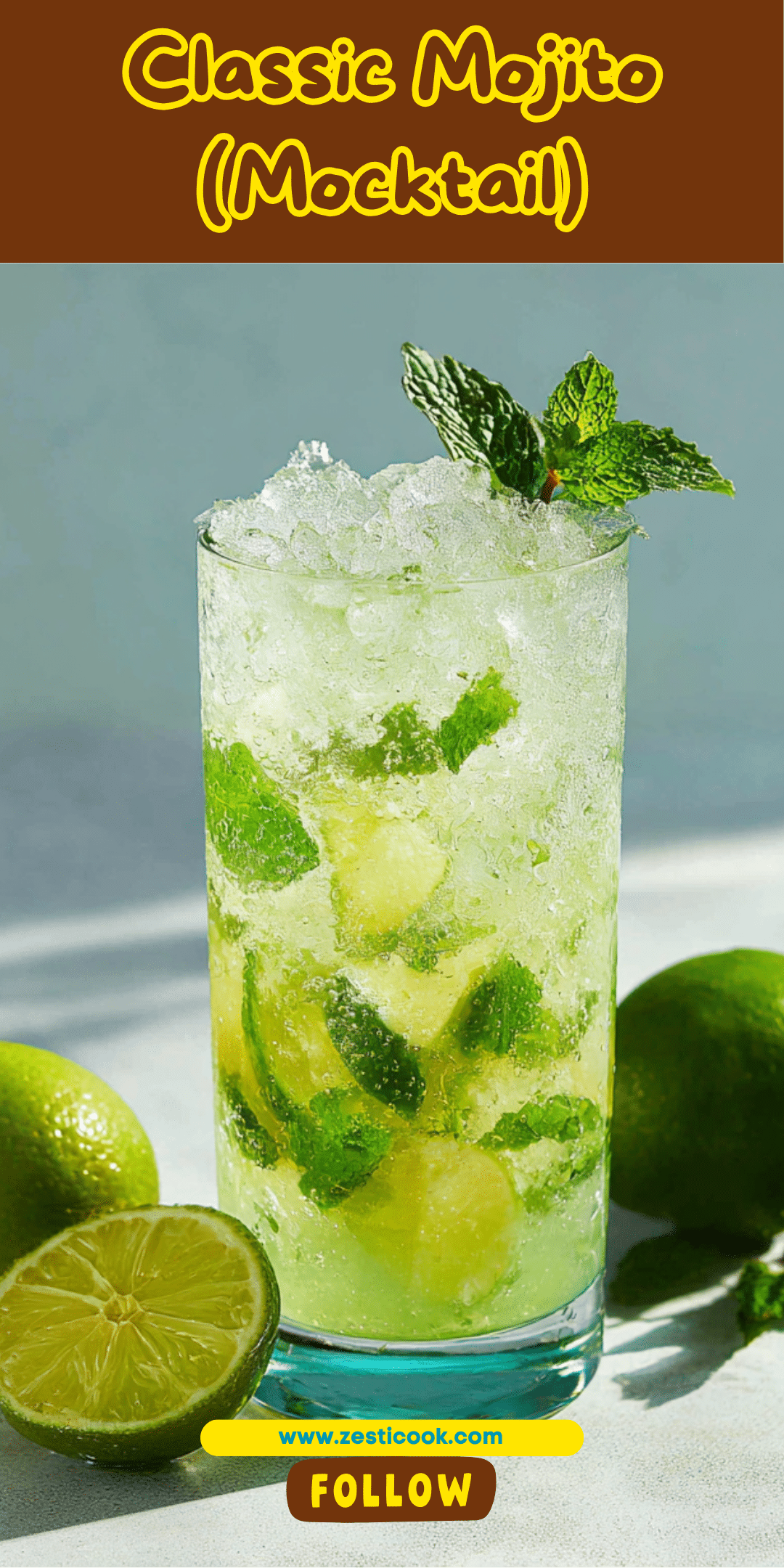 Classic Mojito (Mocktail) – Zesti Cook